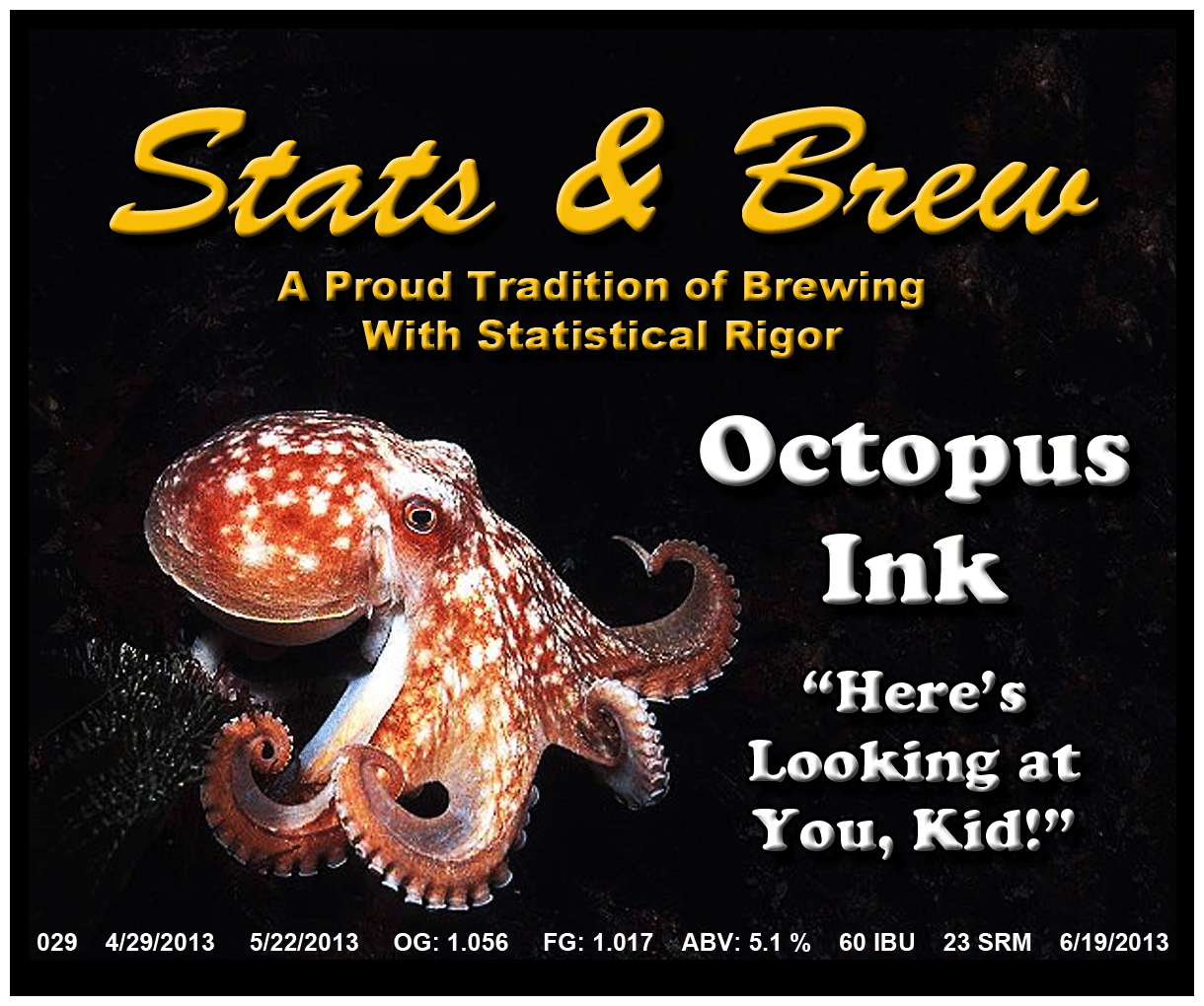 Stats & Brew Labels